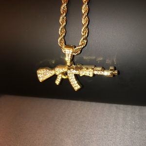 Accessories | Ak47 Iced Out Pendant C 24 Rope Chain | Poshmark